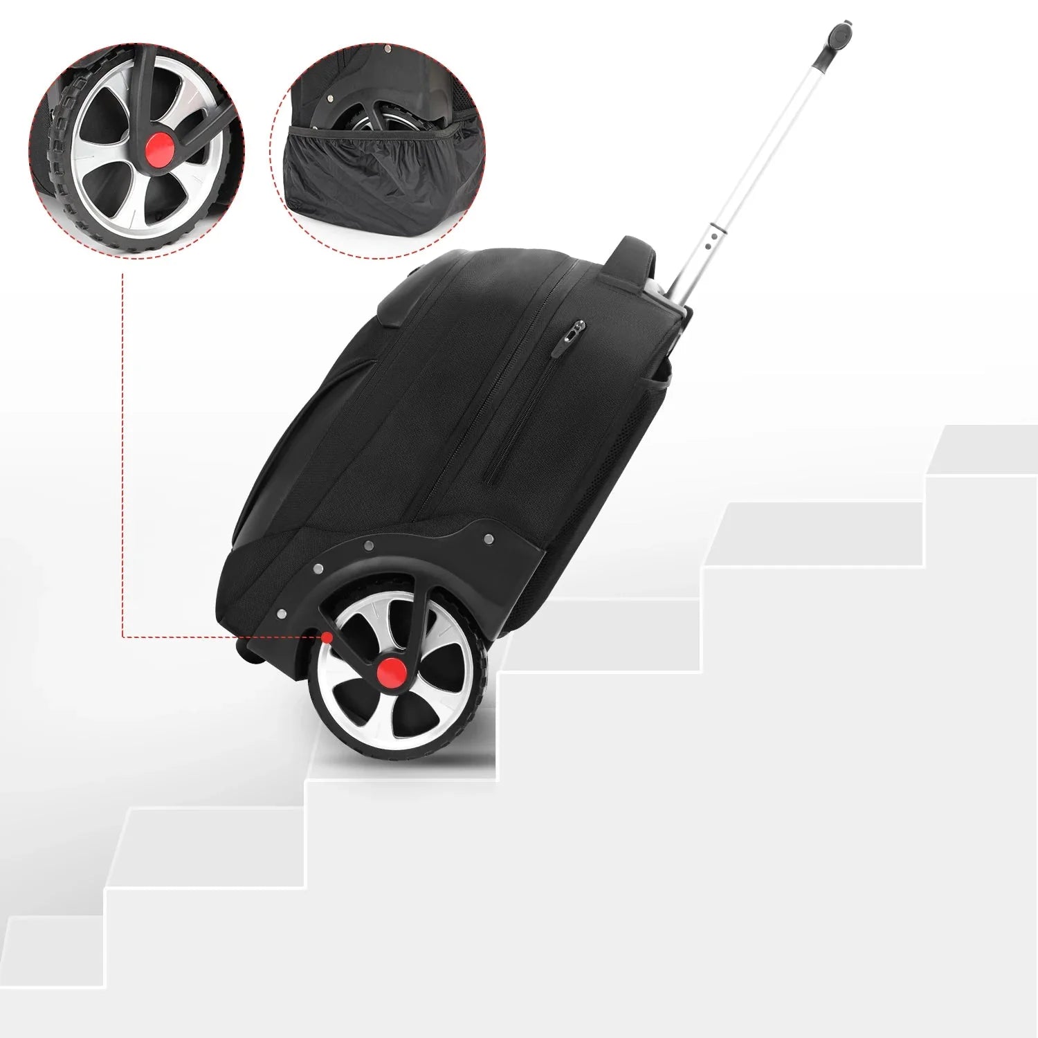 Rolling Laptop Backpack – Helsinki – Avichic.co