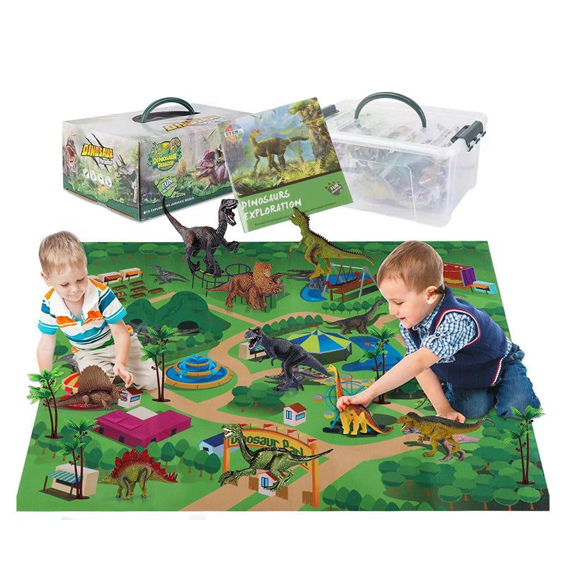 Educational Dinosaur Jungle World Toy Carpet Suitcase Set – Avichic.co