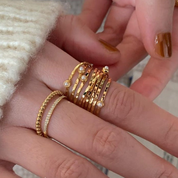 Multi-Layered Gold Ring