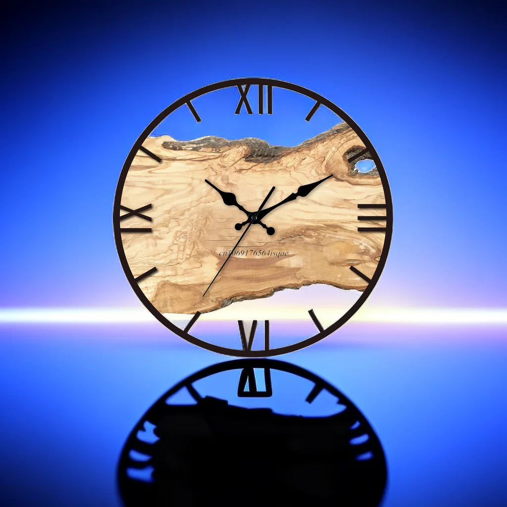 LumiVista – Stylish Transparent Wall Clock with Minimalist Design for ...