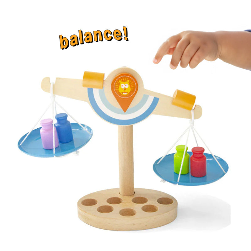 Wooden Educational Math Balance Scale Toy – Avichic.co