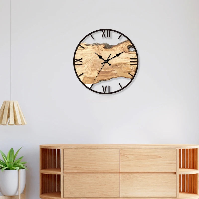 LumiVista – Stylish Transparent Wall Clock with Minimalist Design for ...