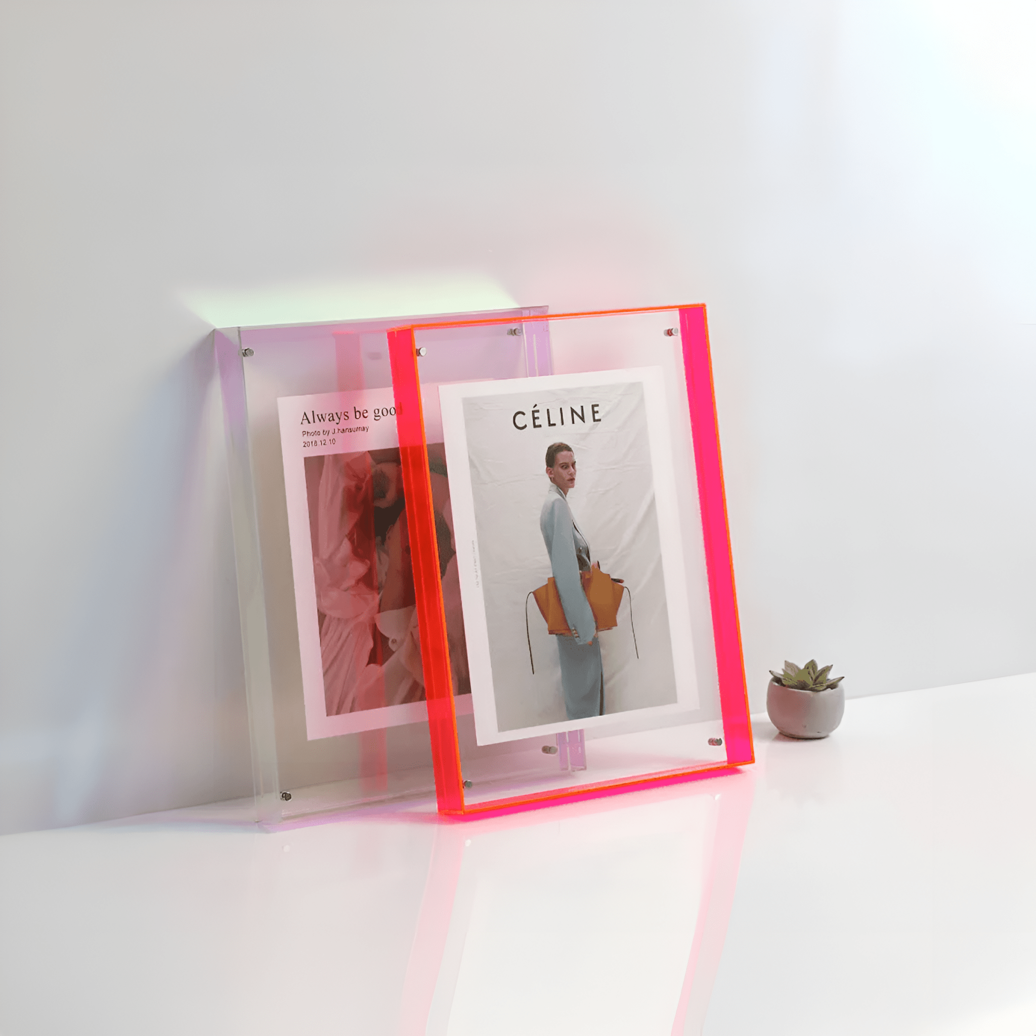 AcryGlow – Transparent Photo Frame with Modern Minimalist Design ...