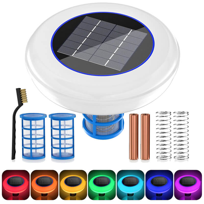 Solar Powered Pool Ionizer with LED Light – Avichic.co