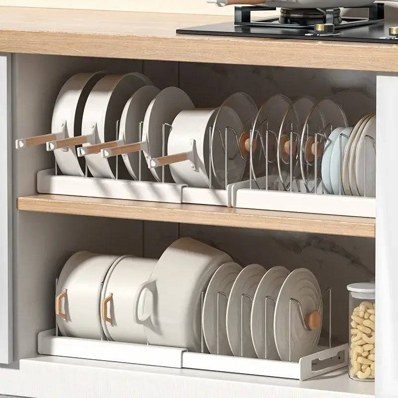 Telescopic Pot Rack Organiser – Avichic.co